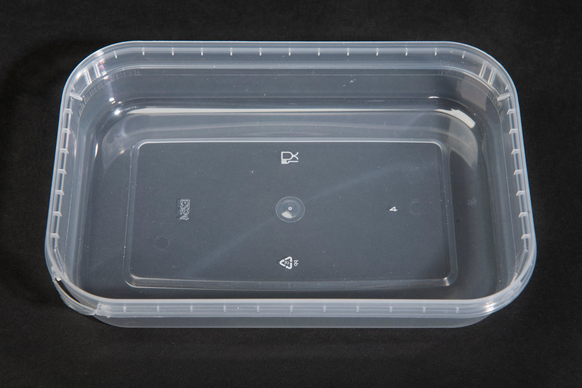 500ml RECT Tamper Evident Micro Container – Bonds Packaging