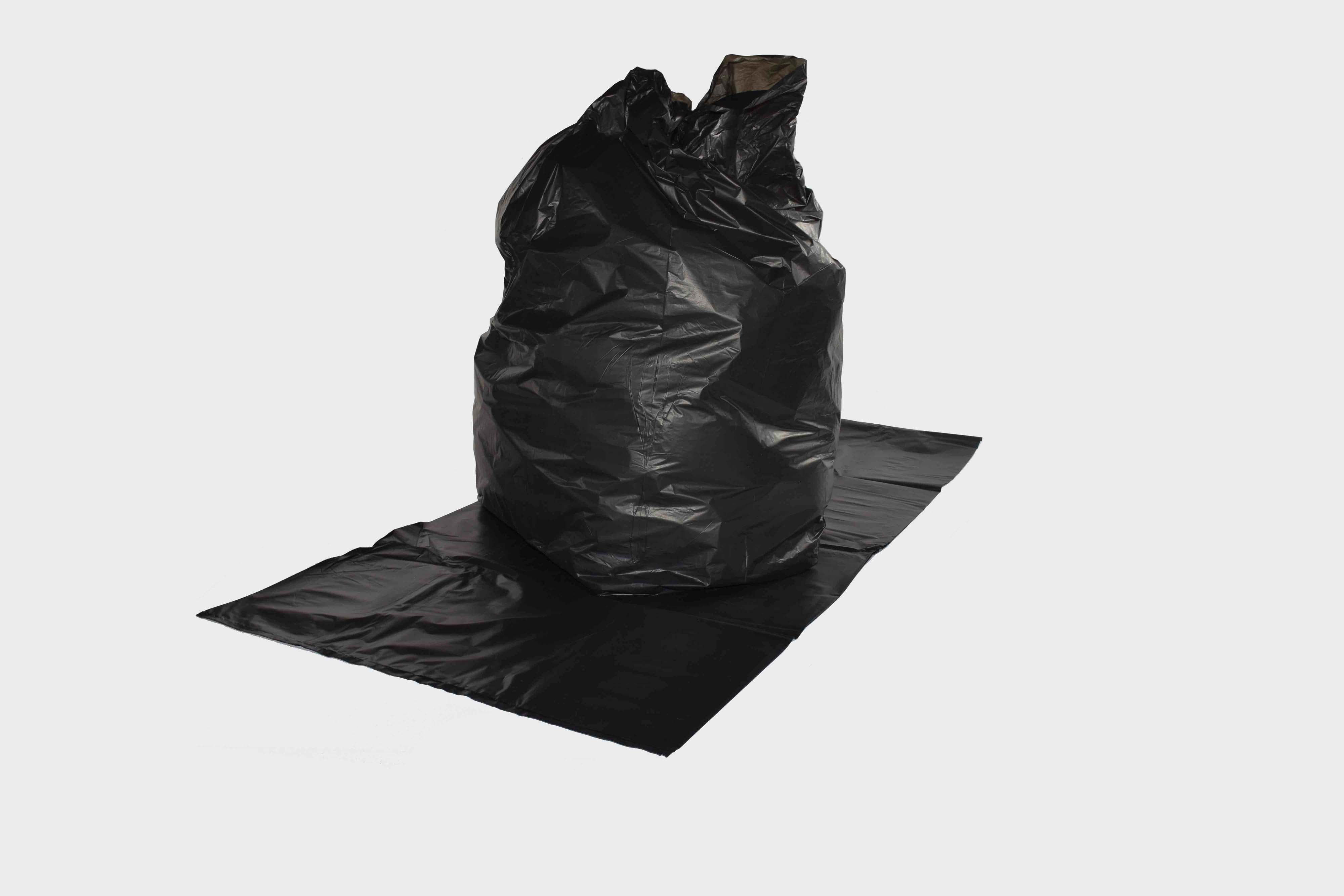 18x29x38" Black Refuse Sacks - 35mu – Bonds Packaging